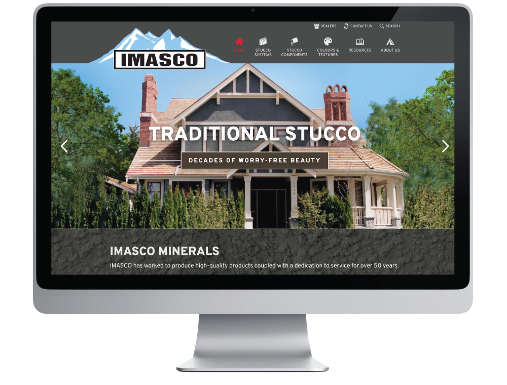 Imasco Minerals Website - Honeycomb Creative Inc.