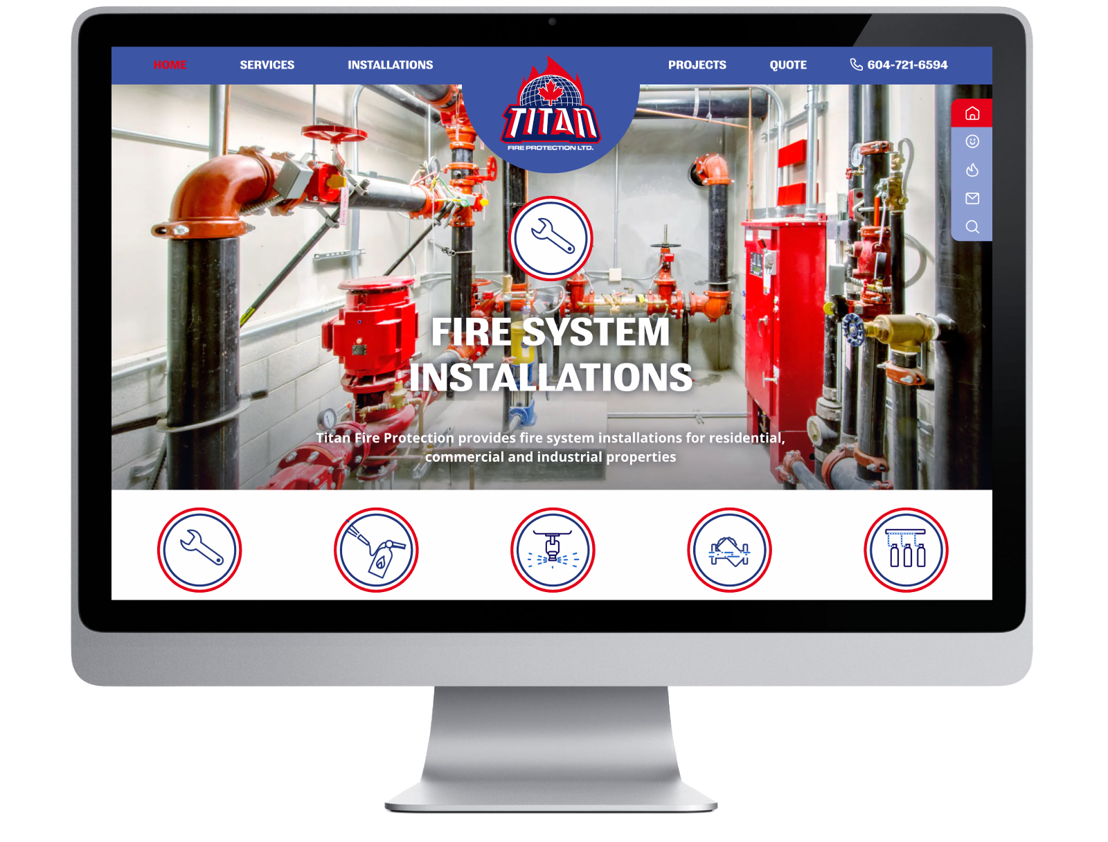 Titan Fire Protection - Honeycomb Creative Inc.